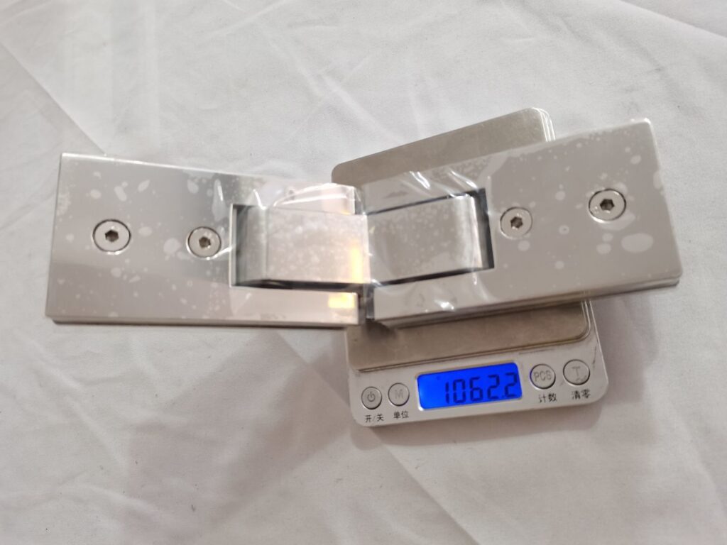 135 degree glass to glass rectangle shower door hinge - Everstrong
